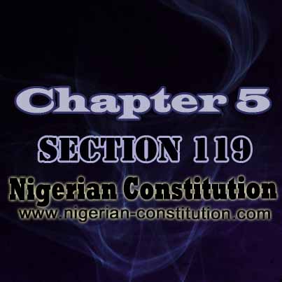 Chapter 5, Section 119 - Power of National Assembly as to determination ...