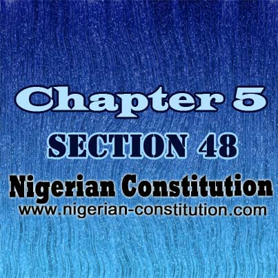 Chapter 5, Section 48 - Composition of the Senate