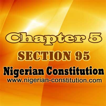 Chapter 5, Section 95 - Presiding at sittings