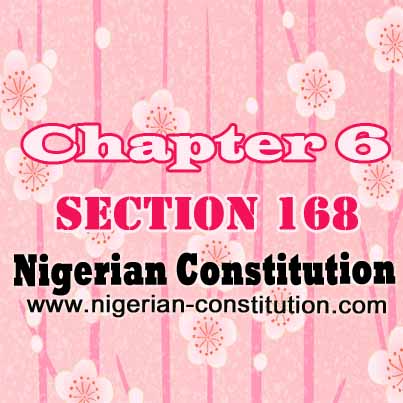 Chapter 6, Section 168 - Provisions with regard to payments