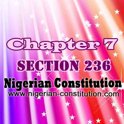 Chapter 7, Section 236 - Practice and procedure